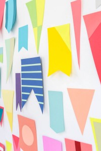 Nautical Paper Flags DIY