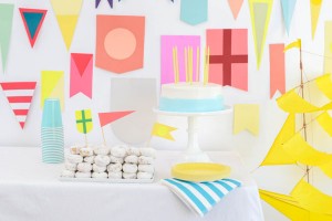 Nautical Paper Flags DIY