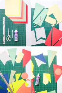 Nautical Paper Flags DIY