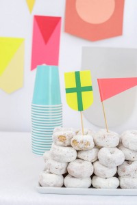 Nautical Paper Flags DIY