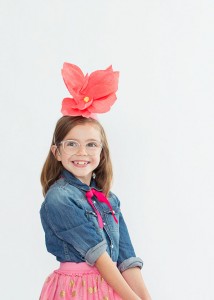 Giant Paper Flower Party Hats