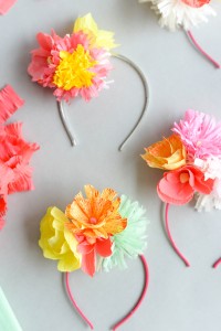 Paper Flower Headband DIY