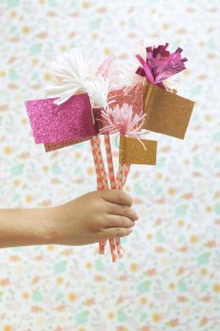 Sparkly Flags Cake Topper DIY