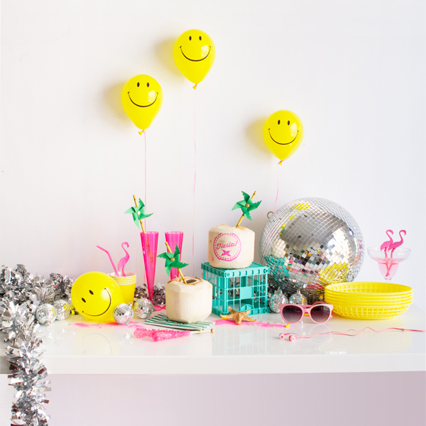 DIY Palm Tree Pinwheel Straws