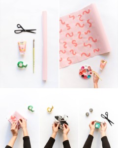 Hand-Painted Wrapping Paper
