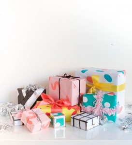 Hand-Painted Wrapping Paper