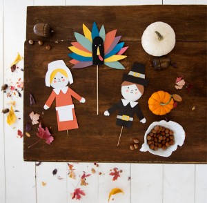 DIY Thanksgiving Puppets
