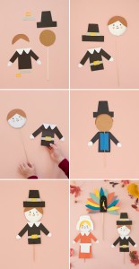 DIY Thanksgiving Puppets