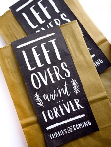 Printable Leftover Labels