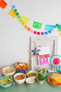 Holiday Tostada Bar