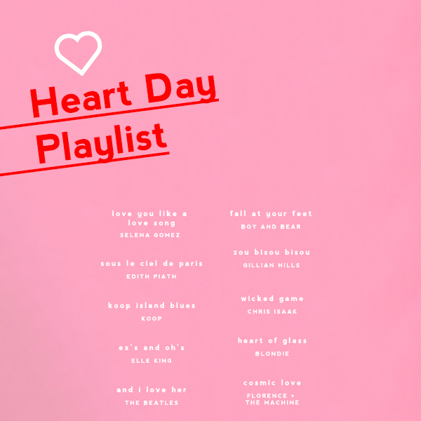 ‘Heart Day’ Playlist