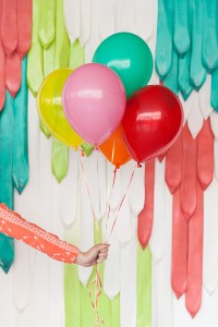 Paper Drape Backdrop DIY