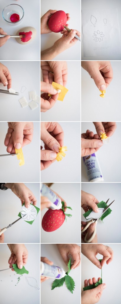 Oversize Strawberry Egg Box DIY