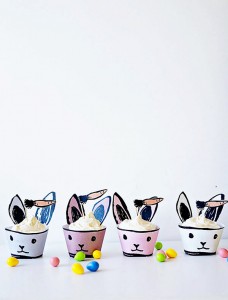 Bunny Cupcake Holders DIY + Recipe