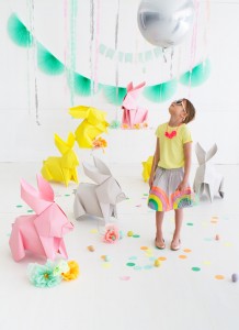 DIY Giant Origami Bunnies!