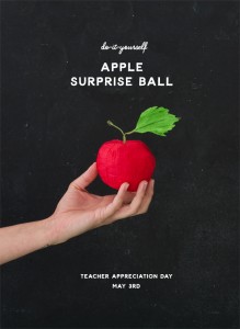 DIY Apple Surprise Ball