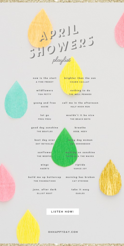 April Showers Playlist