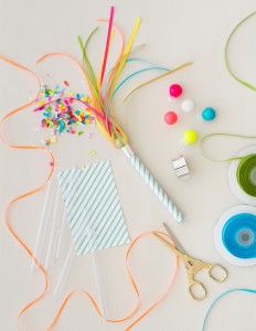 DIY Maypole Confetti Favors