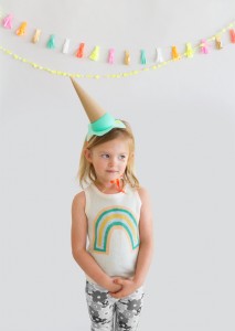DIY Melting Ice-Cream Party Hats