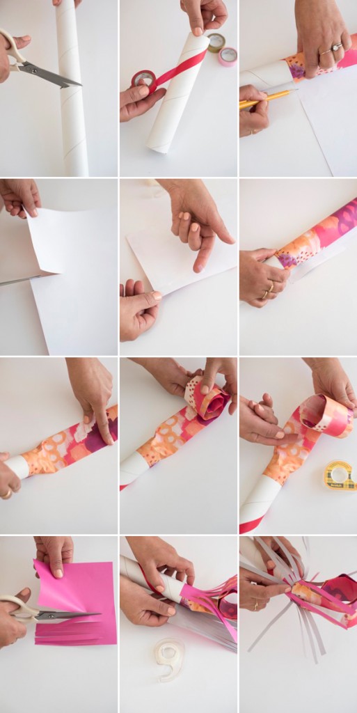 Giant Party Blowers DIY