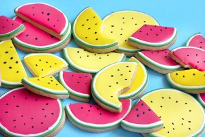 Summer Watermelon Cookies