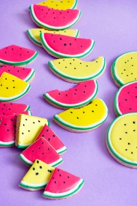 Summer Watermelon Cookies