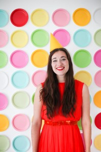 Paper Plate Backdrop
