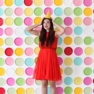 Paper Plate Backdrop