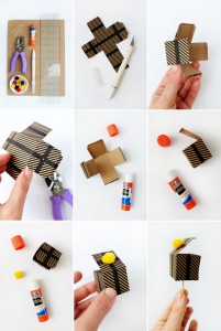 Printable Gift Box Cupcake Topper