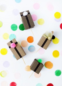 Printable Gift Box Cupcake Topper