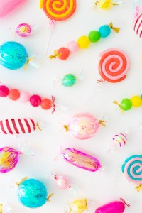 Candy Balloon Party Backdrop