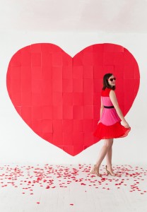 Giant Paper Heart Backdrop