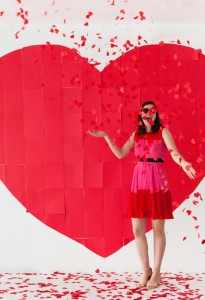 Giant Paper Heart Backdrop