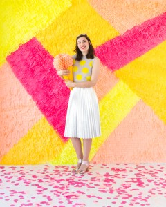 Tissue Paper Fringe Backdrop