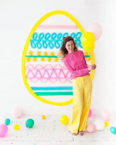 Easter Egg Balloon Backdrop