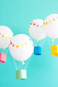 Hanging Hot Air Balloons