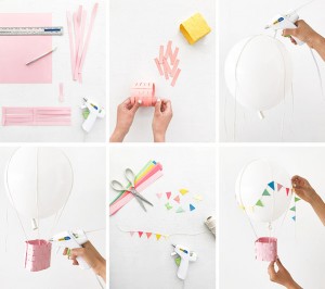 Hanging Hot Air Balloons