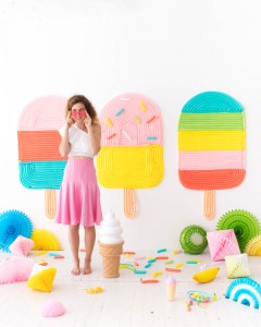 Popsicle Balloon Wall