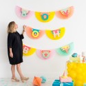 Letter Fan Garland DIY