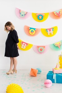 Letter Fan Garland DIY