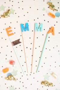Name Cake Toppers DIY