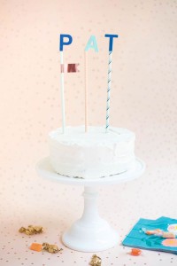 Name Cake Toppers DIY