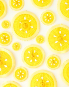 Lemon Party Fan Backdrop