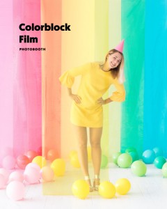 Colorblock Film Photobooth