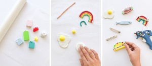 DIY Clay Barrettes