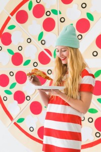 DIY Pizza Party Photobooth