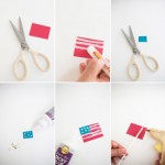 American Flag Cupcake Toppers DIY