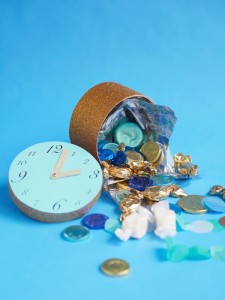New Year’s Eve Clock Favor Boxes DIY