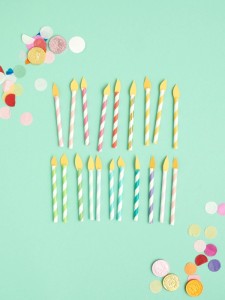 Birthday Candle Cupcake Toppers DIY